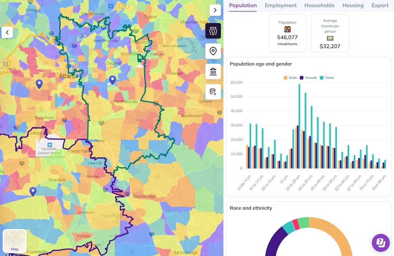 Franchise Territory Mapping Software [Smappen] The easiest tool
